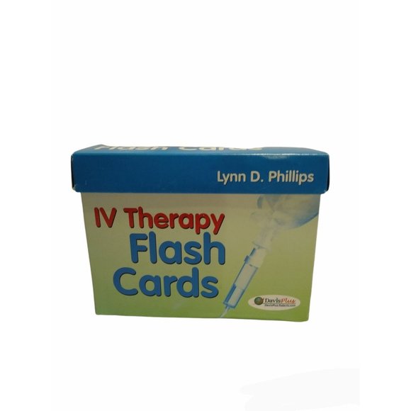 Other | Iv Therapy Flash Cards Lynn D Phillips Like New Infusion ...